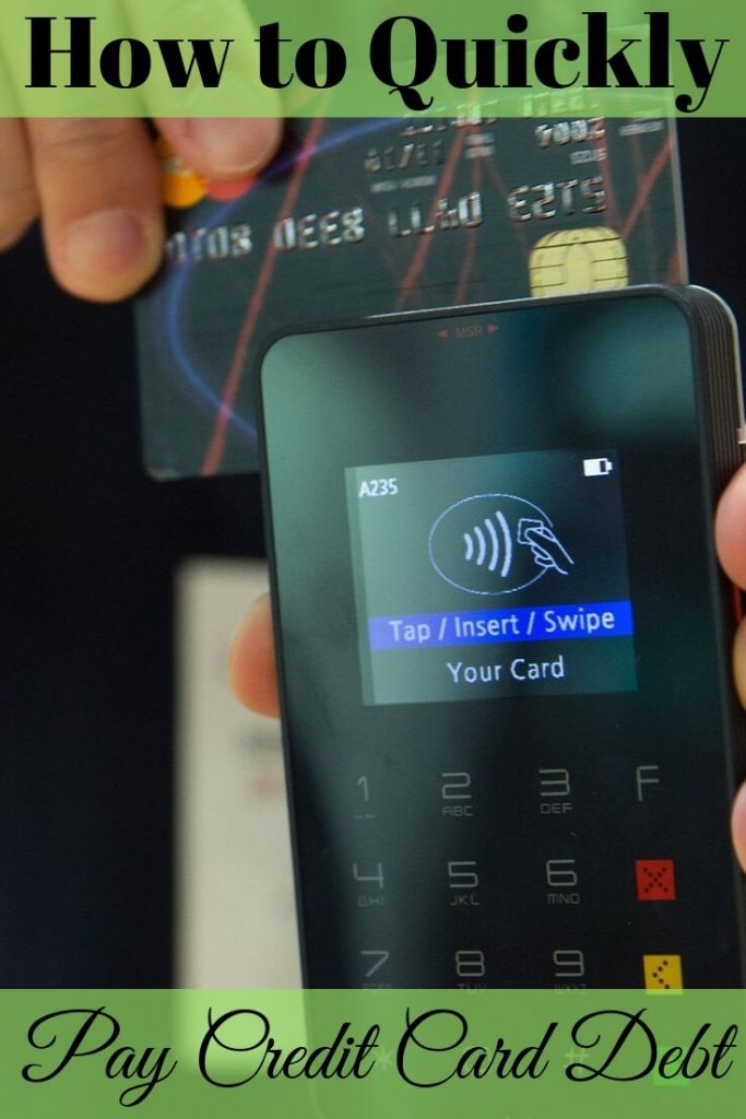 How to Quickly Pay Credit Card Debt - pay credit card debt